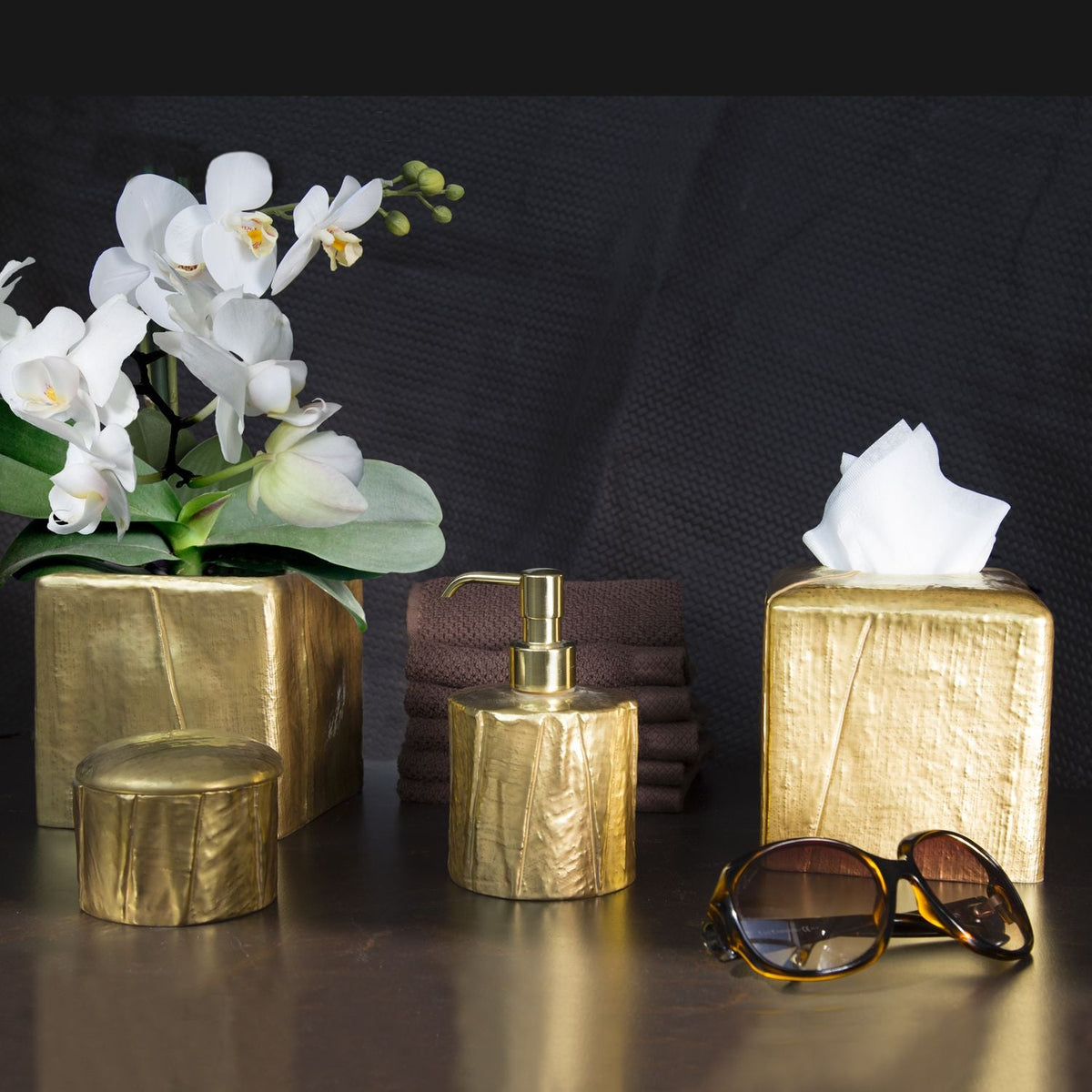 Capri Gold Bathroom Set VILLARI